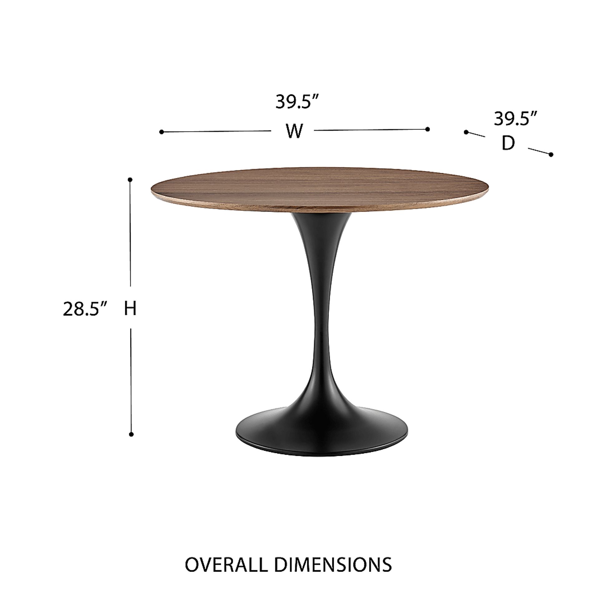 Kurela I Walnut Dark Wood Brown Dining Table | Rooms to Go