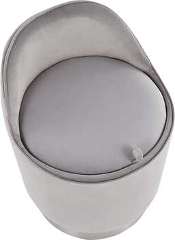 Kylman Silver Gray Vanity Stool | Rooms to Go
