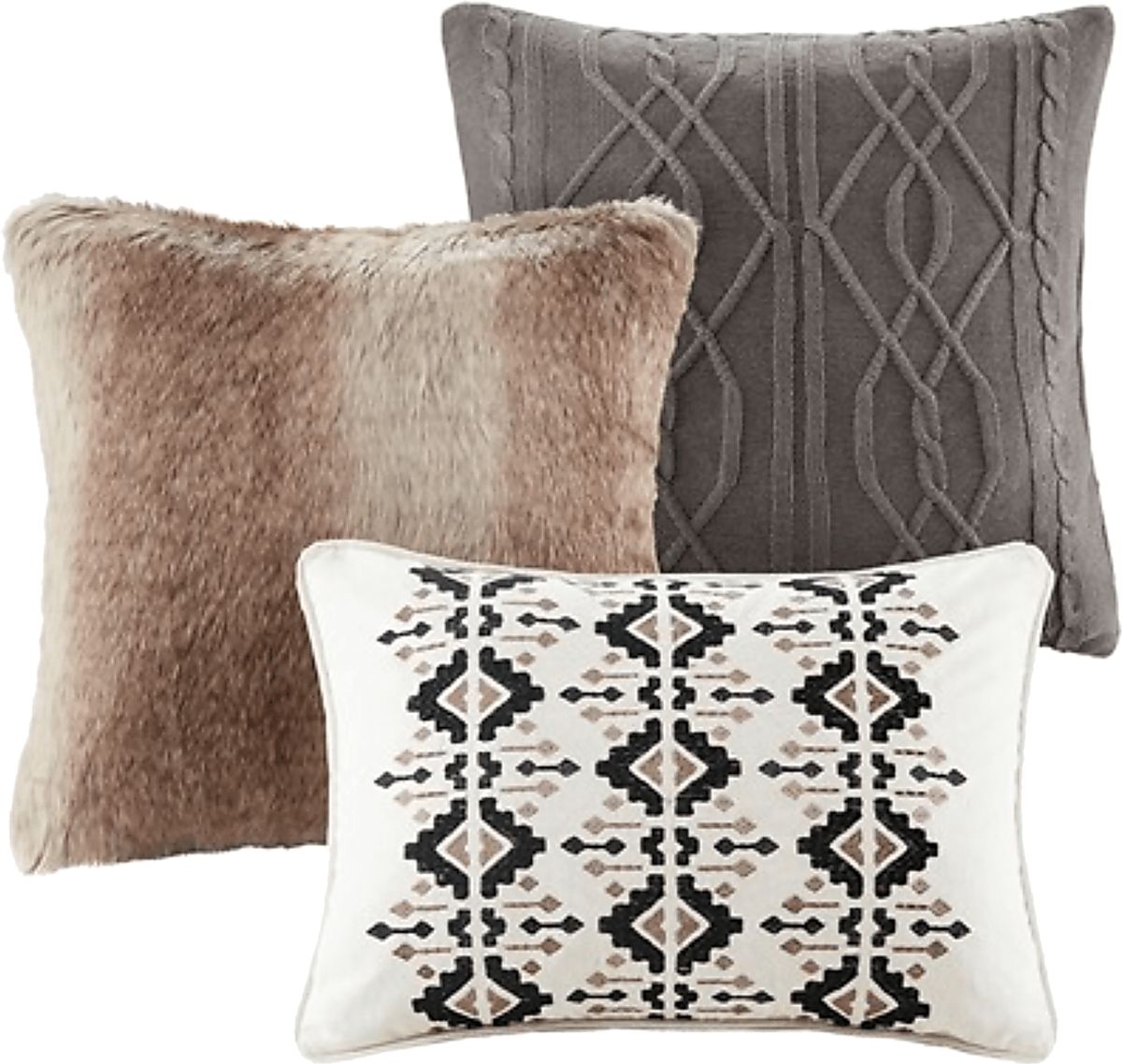 Kyndle Brown King Comforter Set | Rooms to Go