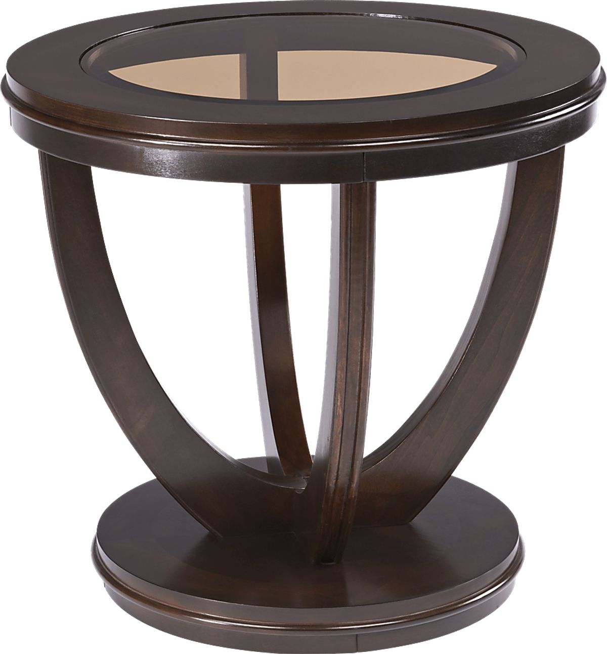 La Jolla Merlot Dark Wood End Table | Rooms to Go