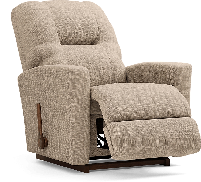 La-Z-Boy Casey I Beige Polyester Fabric Rocker Recliner | Rooms to Go