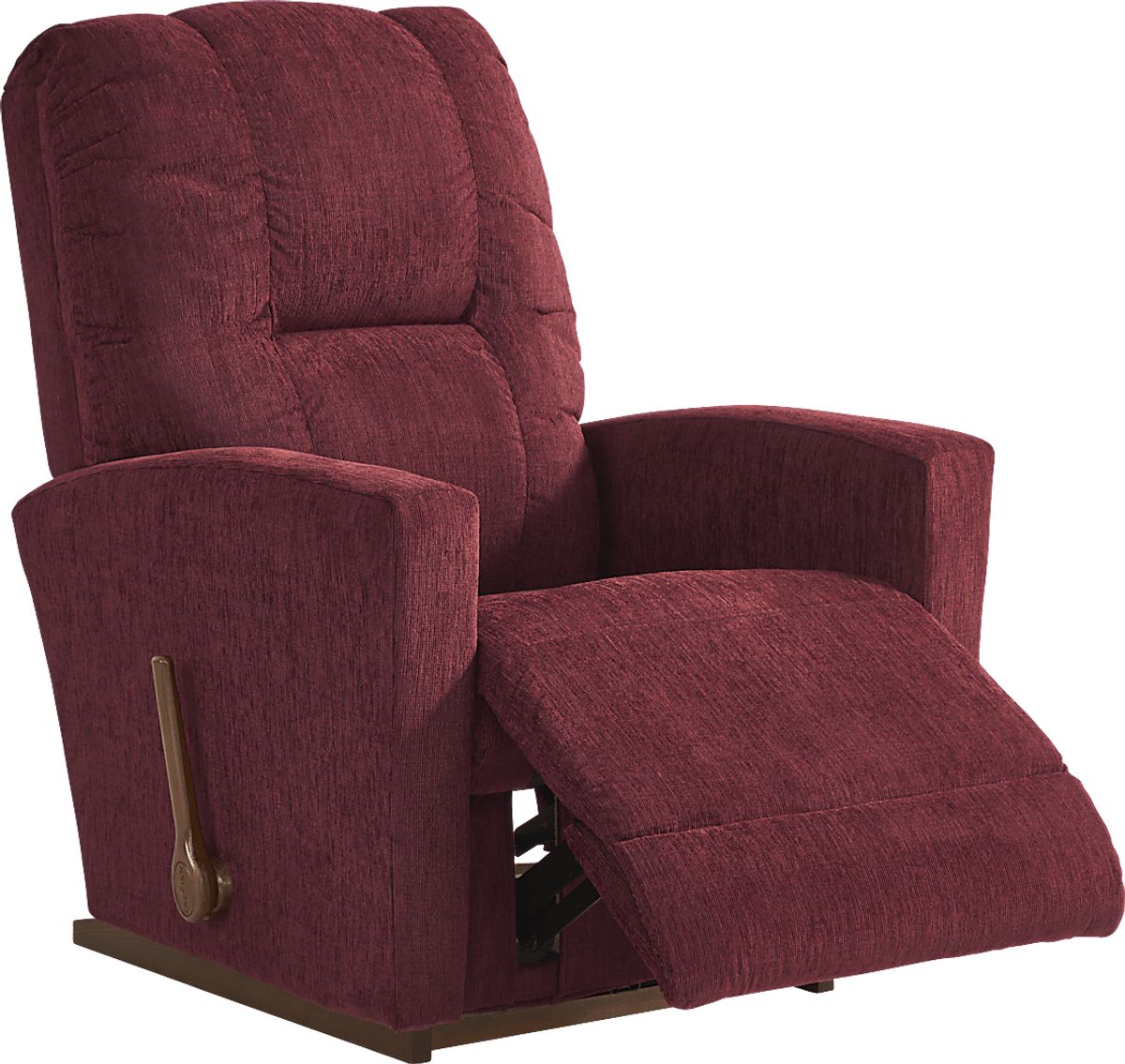 La-Z-Boy Casey I Red Polyester Fabric Rocker Recliner | Rooms to Go
