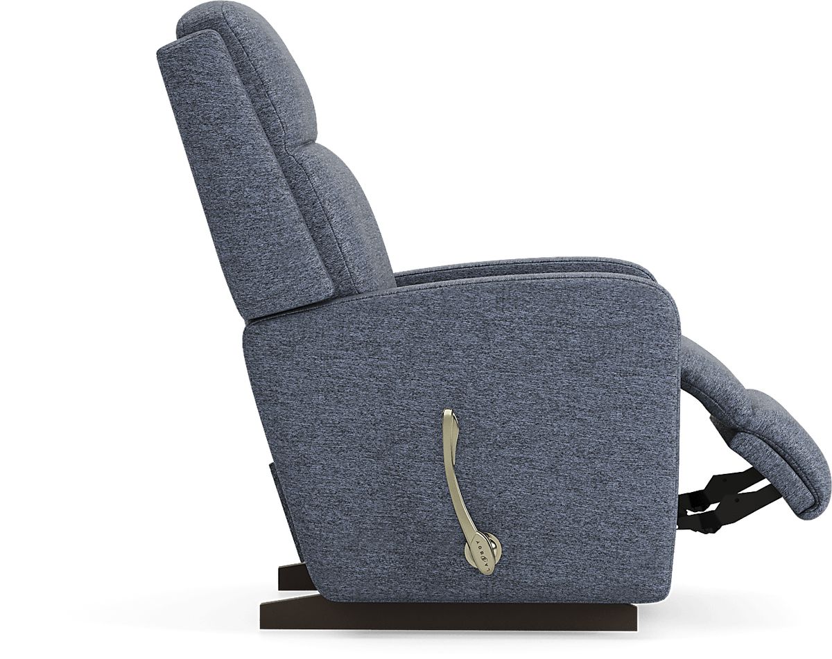La-Z-Boy Finley I Blue Nylon,Polyester Fabric Rocker Recliner | Rooms to Go