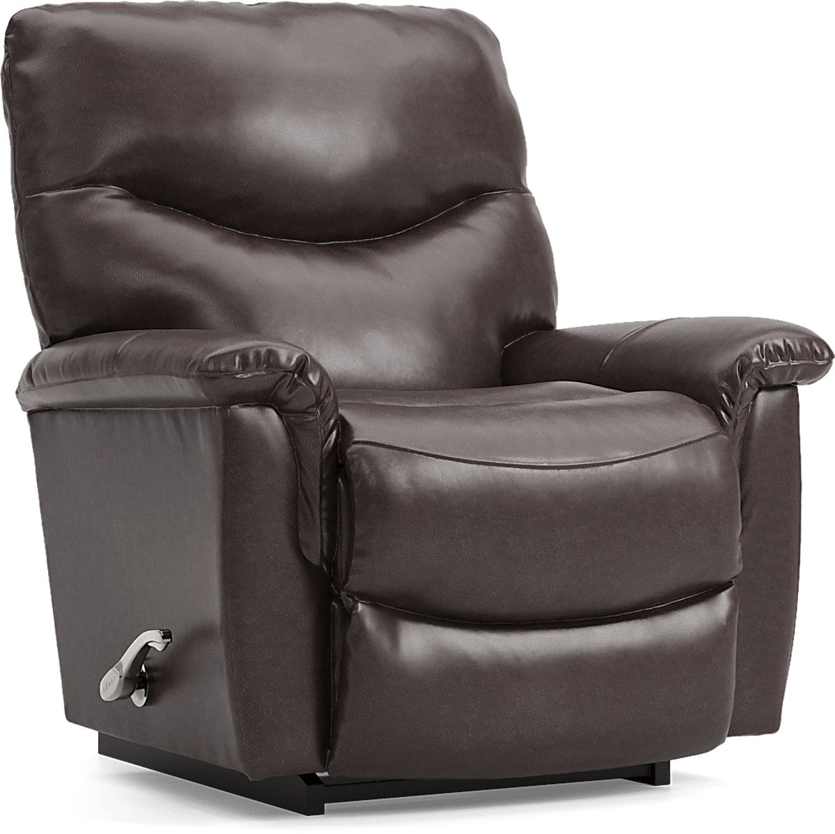 La-Z-Boy James Walnut Brown Leather Rocker Recliner | Rooms to Go