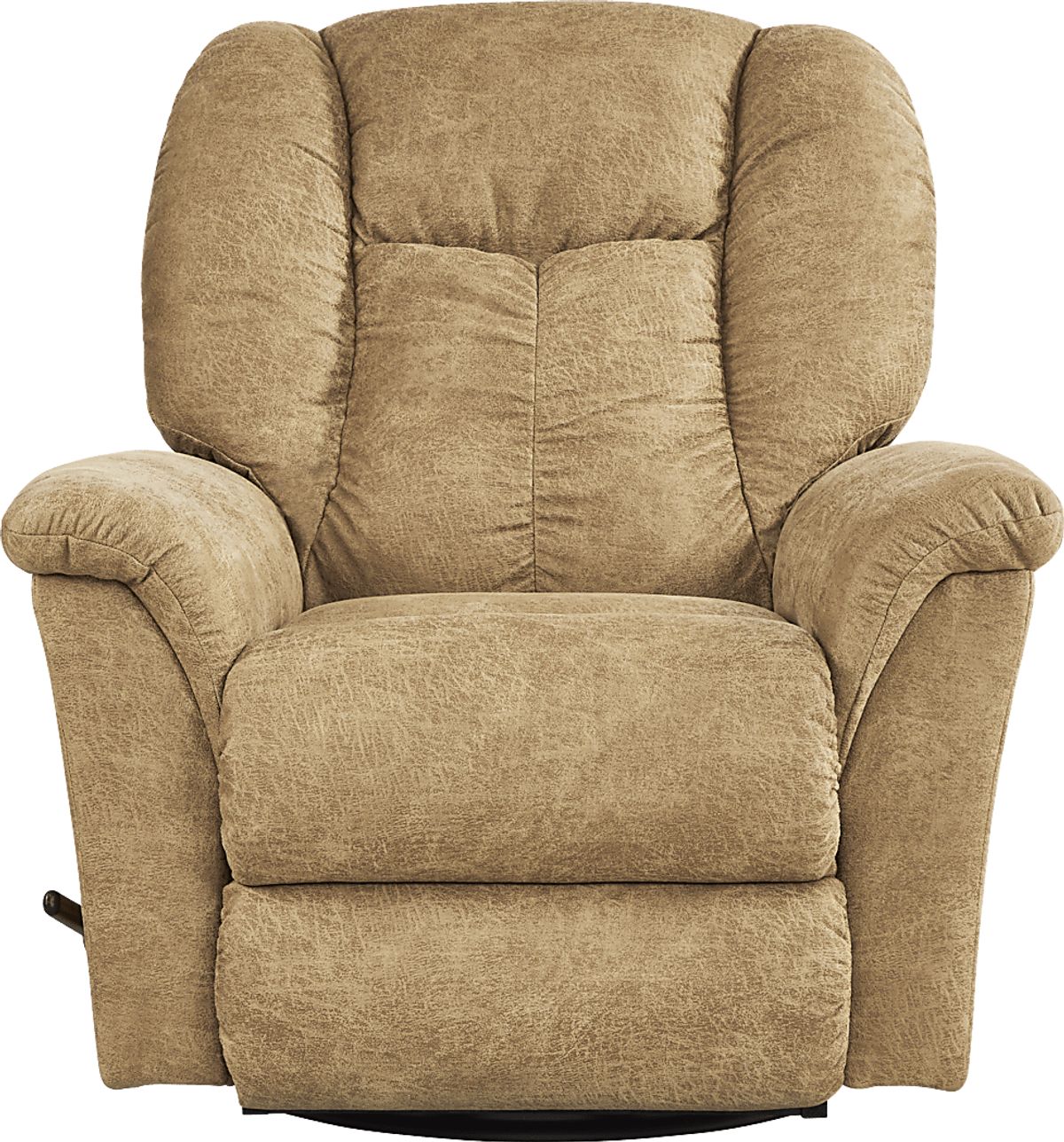 La-Z-Boy Jasper IV Brown Knitted Swivel Rocker Recliner | Rooms to Go