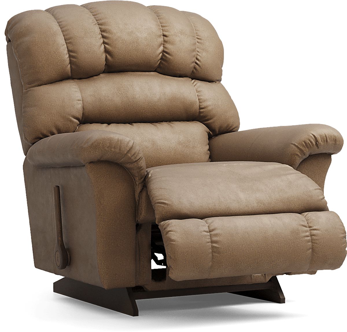 La-Z-Boy Randell Camel Brown Polyester Fabric Rocker Recliner - Rooms To Go