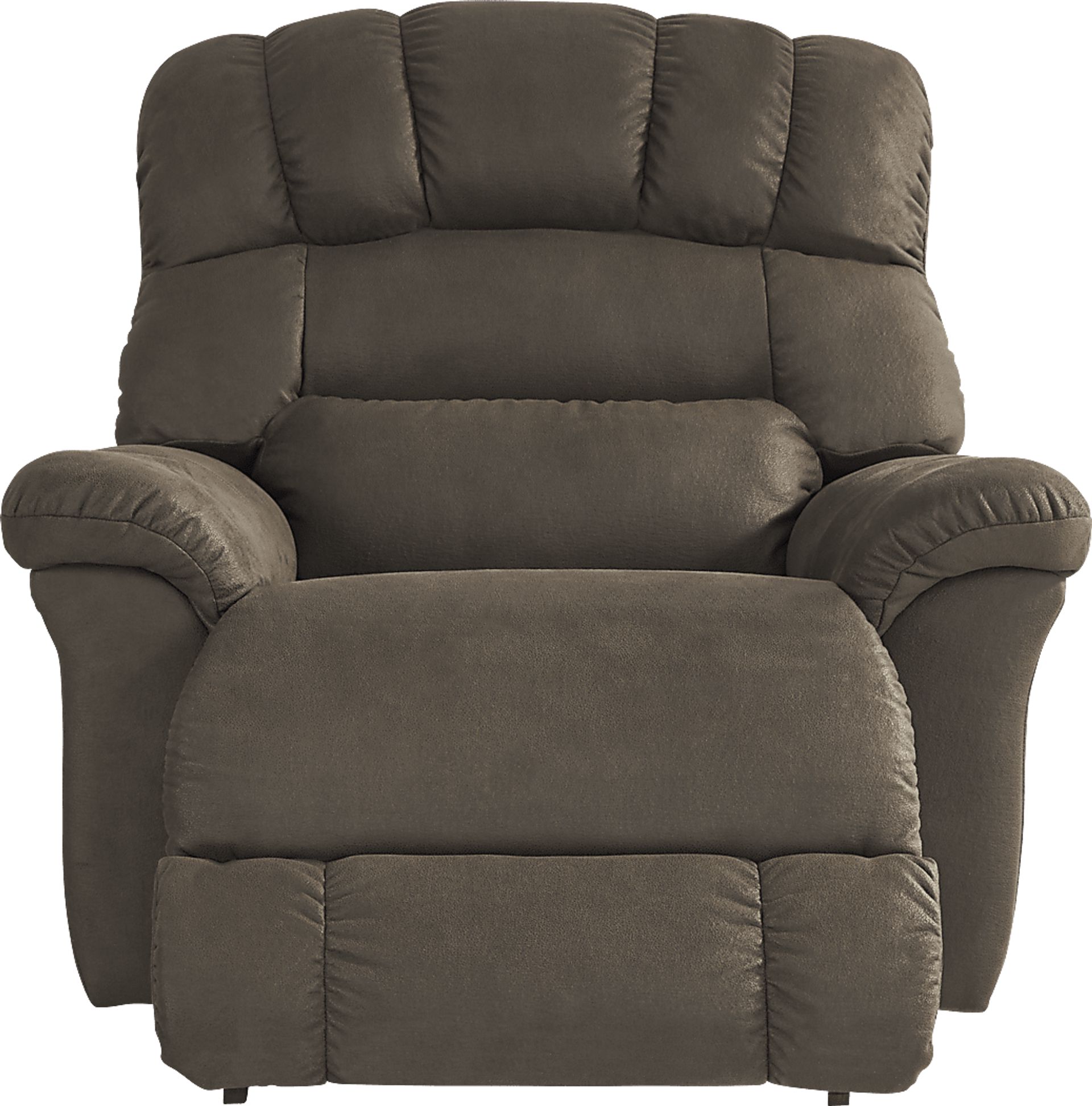 La-Z-Boy Randell Gray Polyester Fabric Rocker Recliner La-Z-Boy Randell Gray Polyester Fabric Rocker Recliner