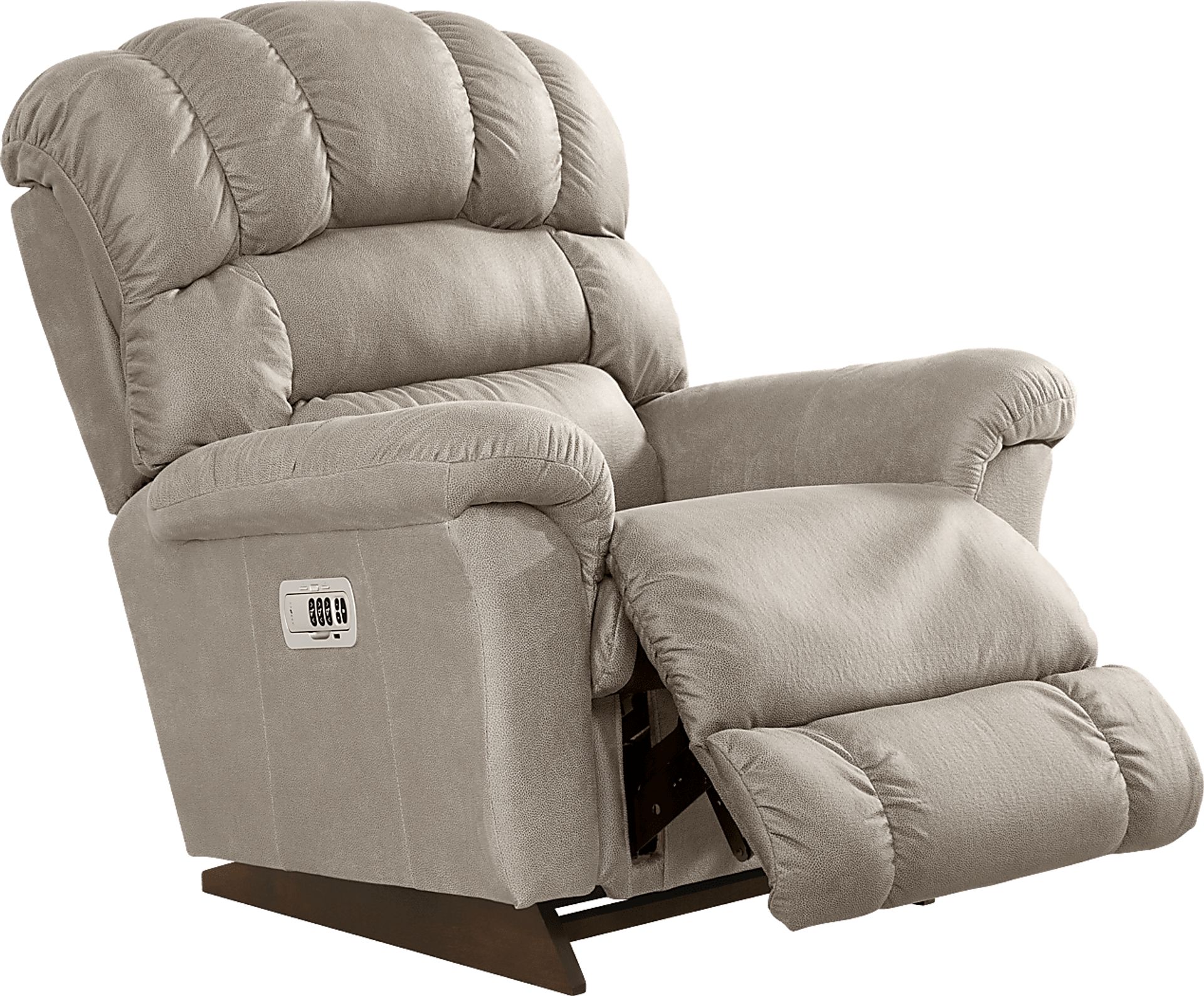 La-Z-Boy Randell III Light Taupe Beige Polyester Fabric Dual La-Z-Boy Randell III Light Taupe Beige Polyester Fabric Dual