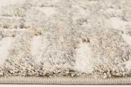 Labyrinth Beige Polypropylene Fabric Rug | Rooms to Go