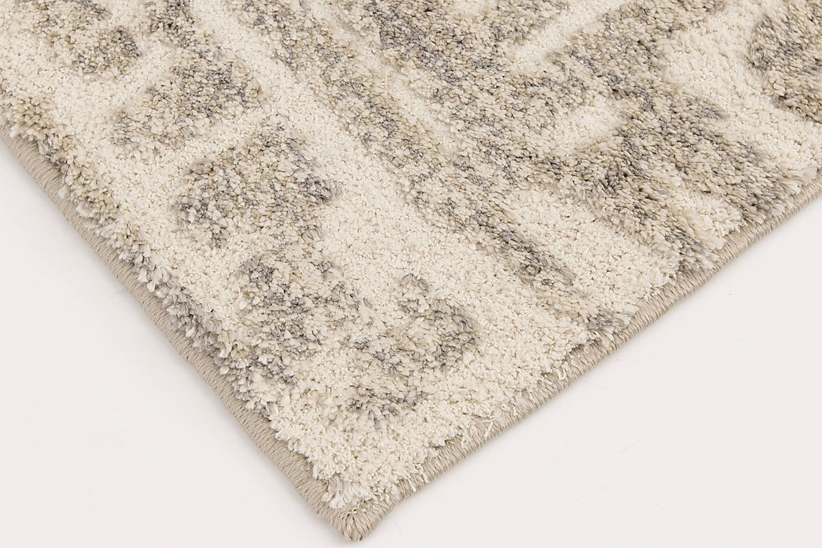 Labyrinth Beige Polypropylene Fabric Rug | Rooms to Go