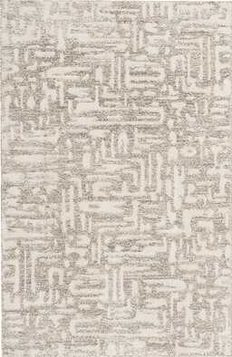 Labyrinth Beige Polypropylene Fabric Rug | Rooms to Go