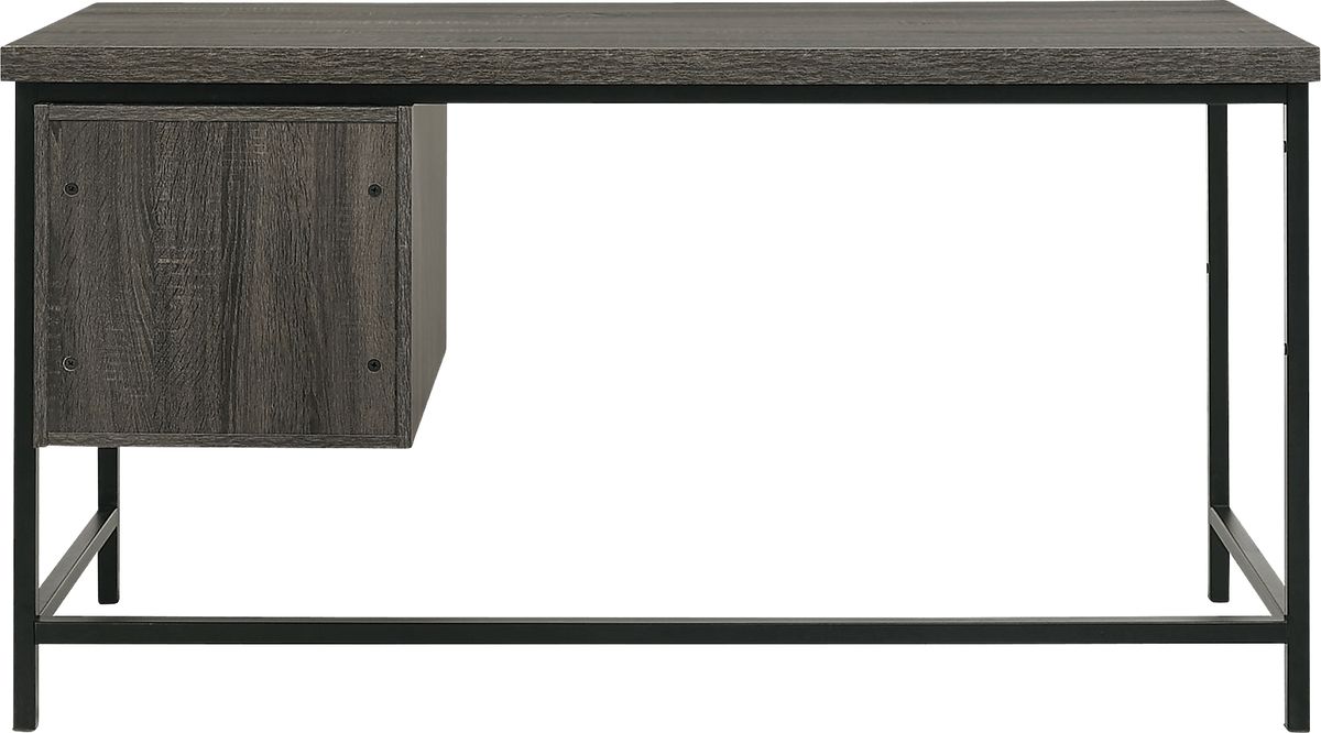 Ladoga Dark Gray Desk | Rooms to Go