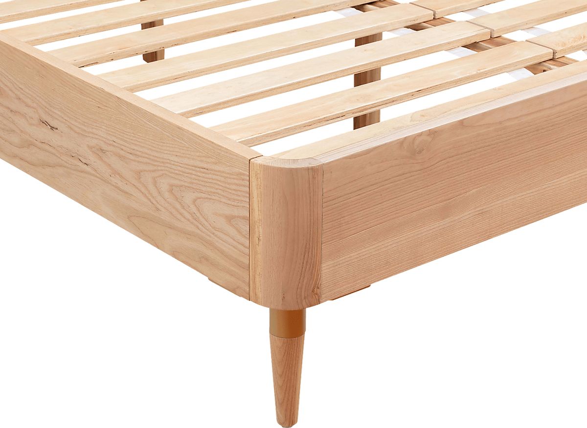 Laertes Brown Dark Wood Light King Bed | Rooms to Go