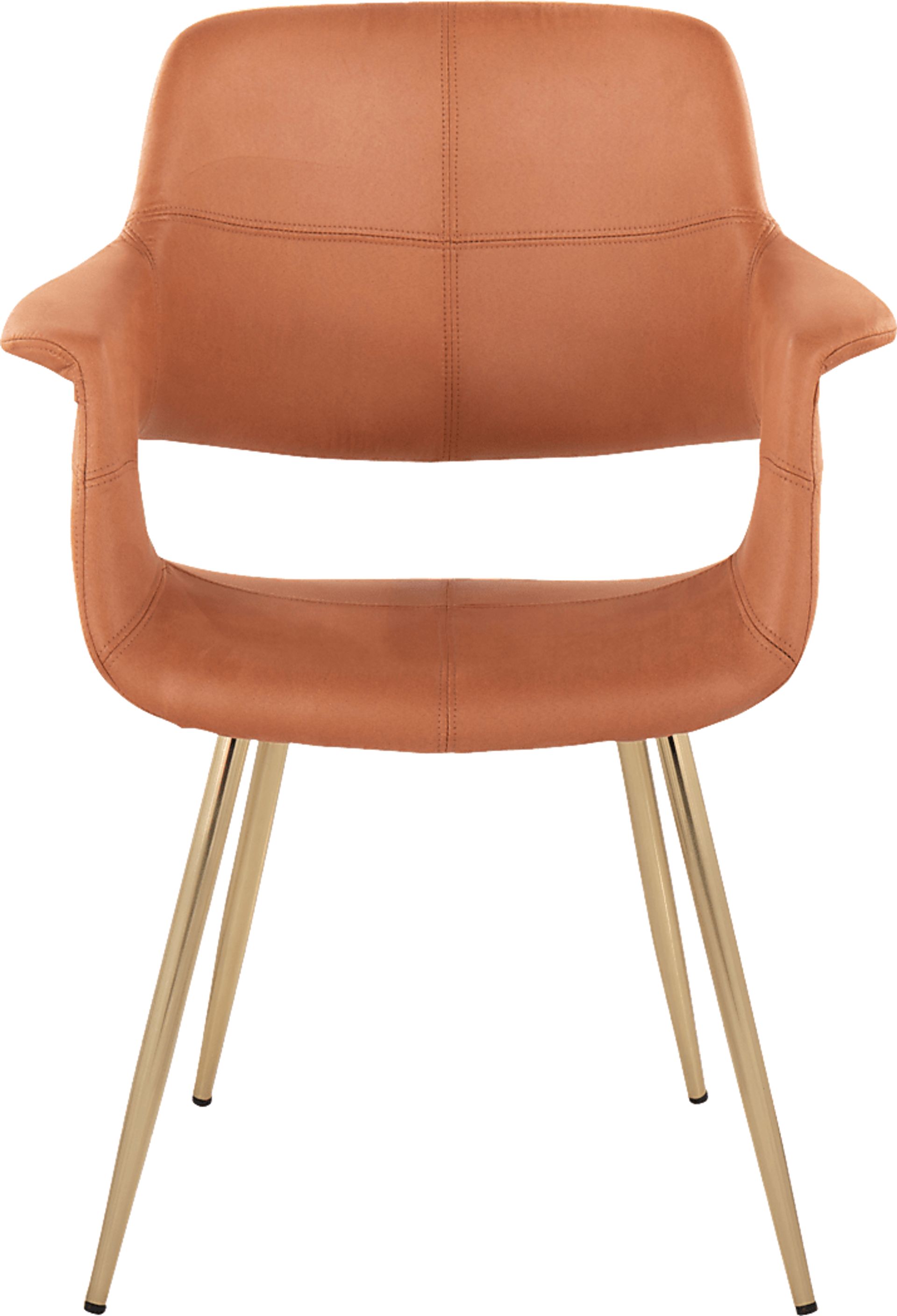 Lafanette I Camel Colors Polyurethane Fabric Arm Chair, Set Of 2 ...