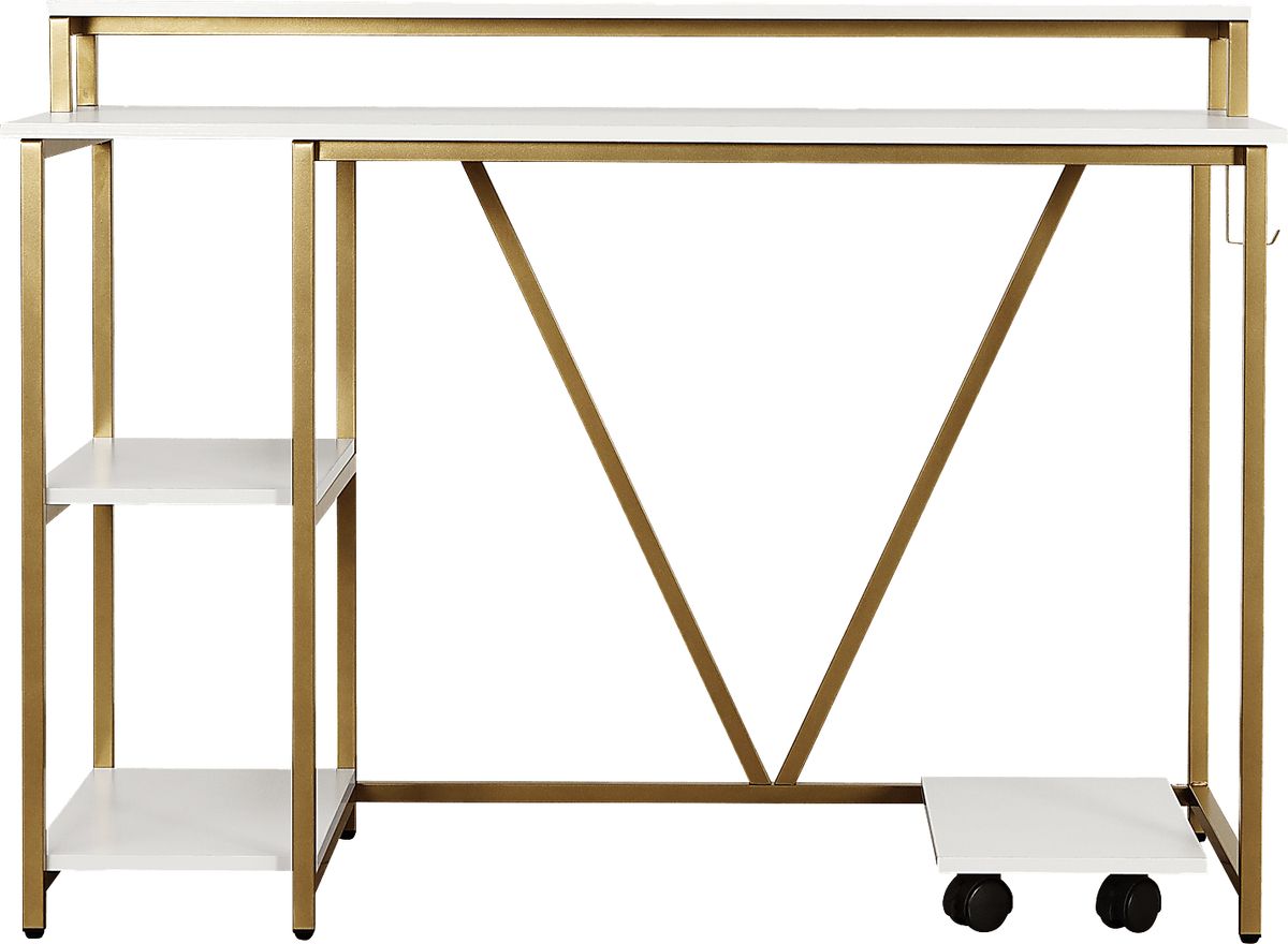 Lagadi Gold Yellow Desk | Rooms to Go