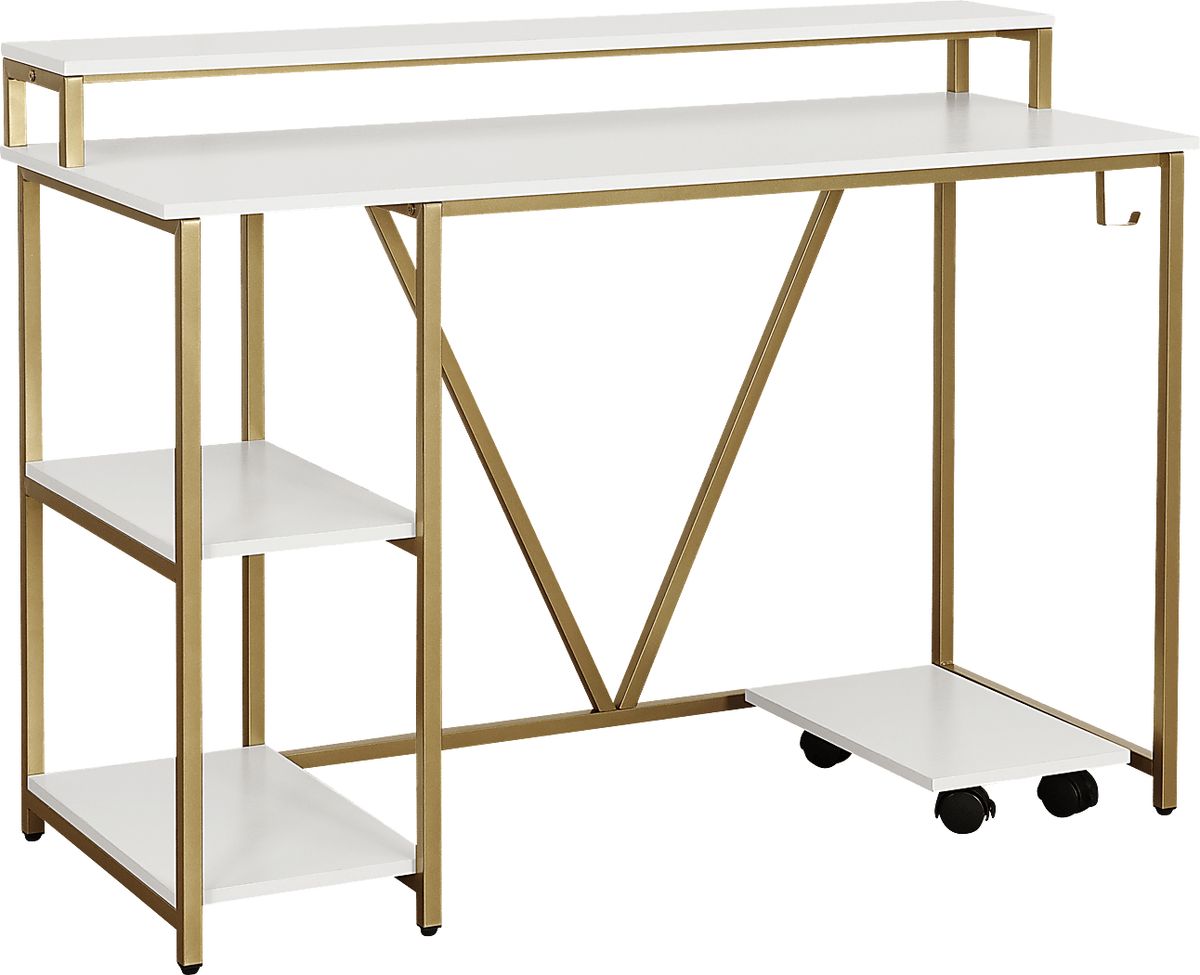 Lagadi Gold Yellow Desk | Rooms to Go