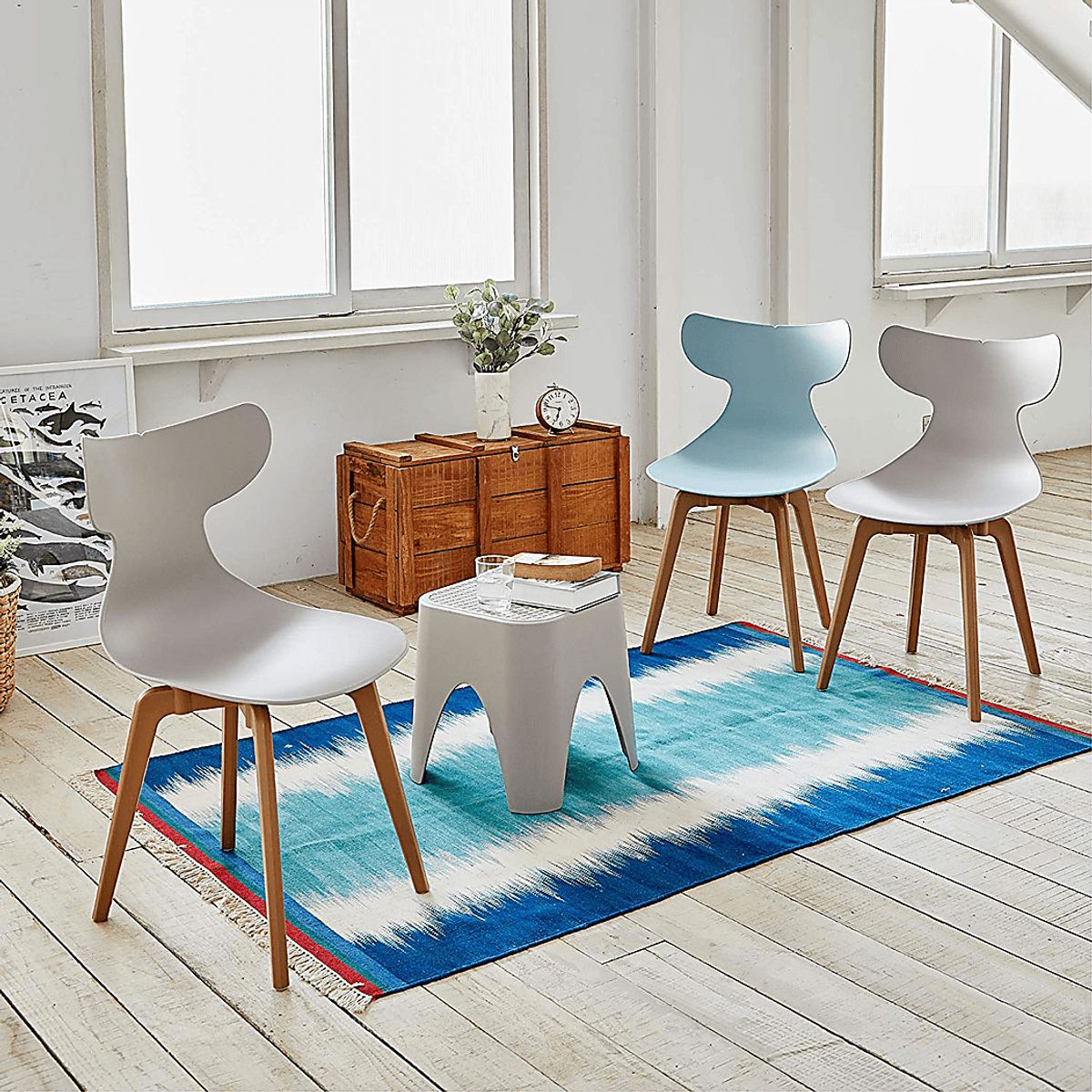 Lagoon Whale Gray Dining Chair | Rooms to Go