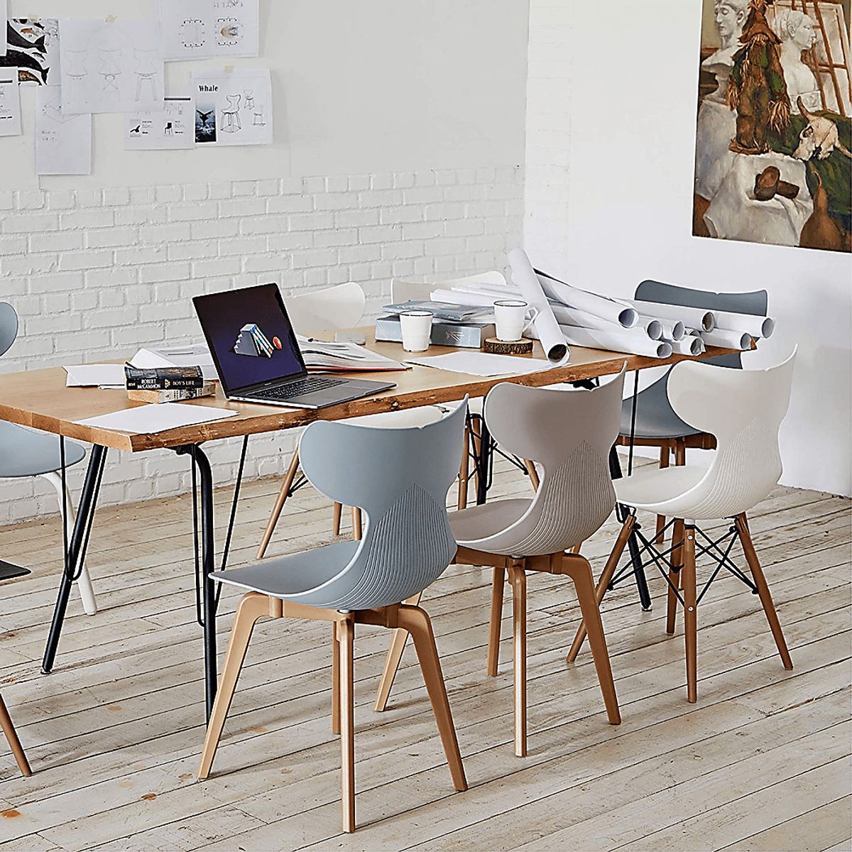 Lagoon Whale Gray Dining Chair | Rooms to Go