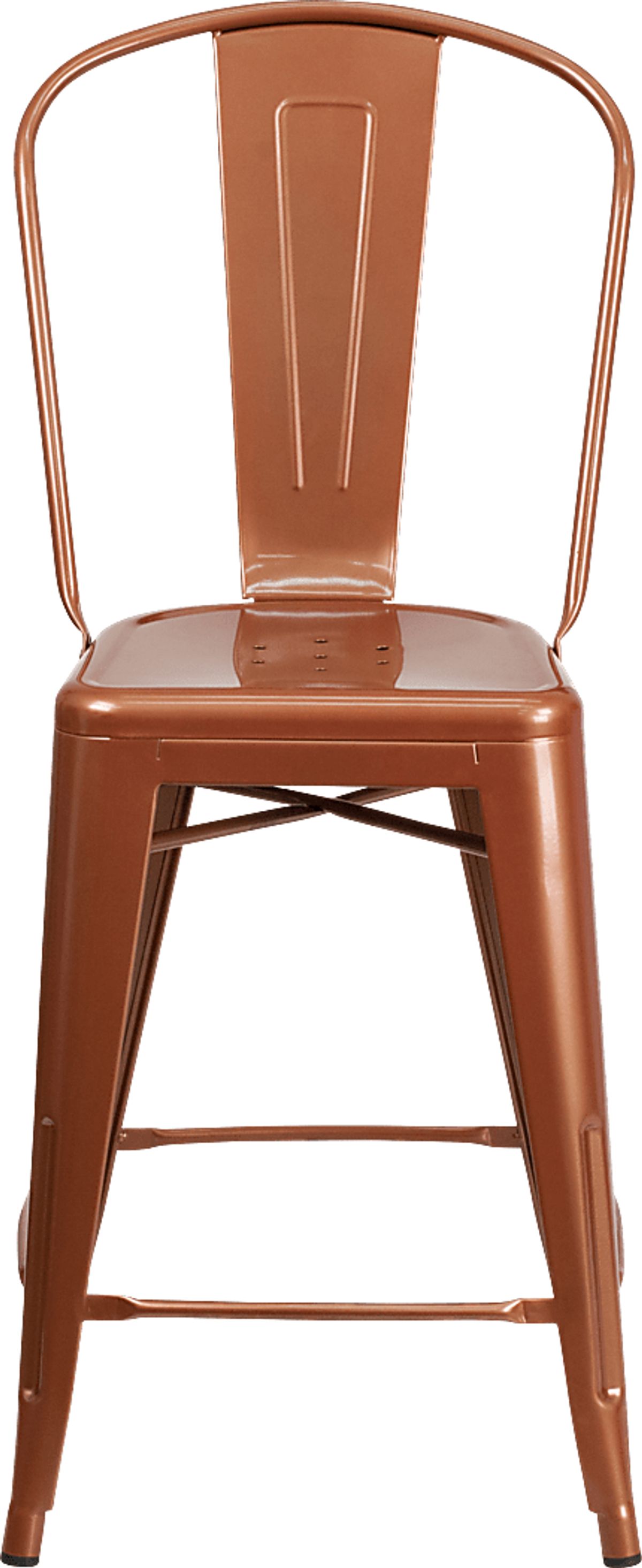 Laird Copper Metal Counter Height Stool | Rooms to Go