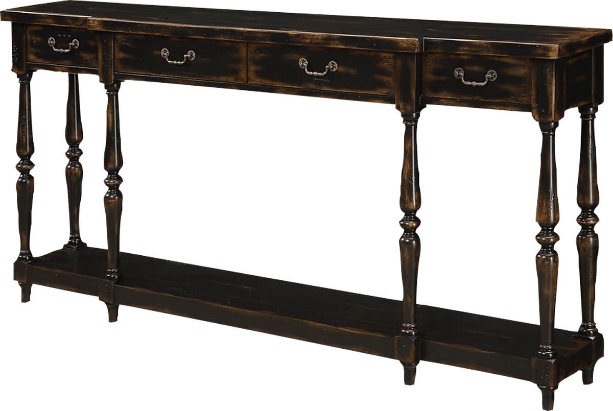 Apperson Black Black,Colors Accent Console | Rooms to Go