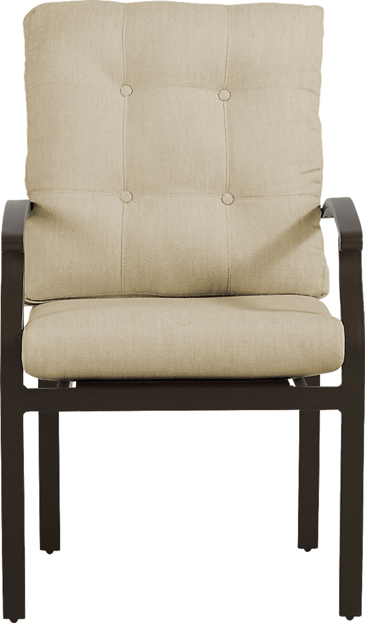 Bermuda Breeze 7 Pc Bronze Metal Straw Beige Aluminum Outdoor Dining ...