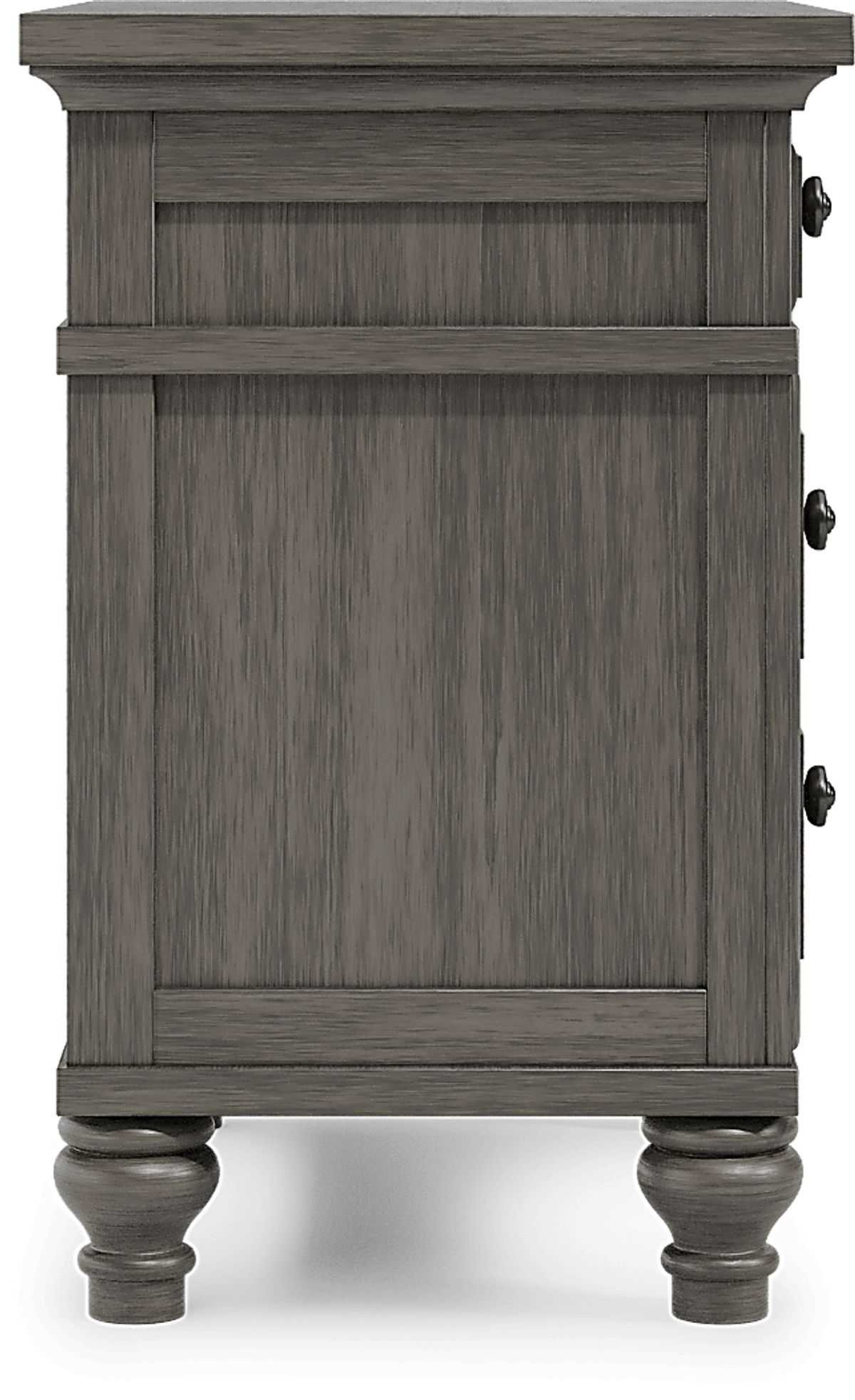 Lake Town 5 Pc Gray Queen Bedroom Set With 3 Pc Queen Panel Bed, Chest ...