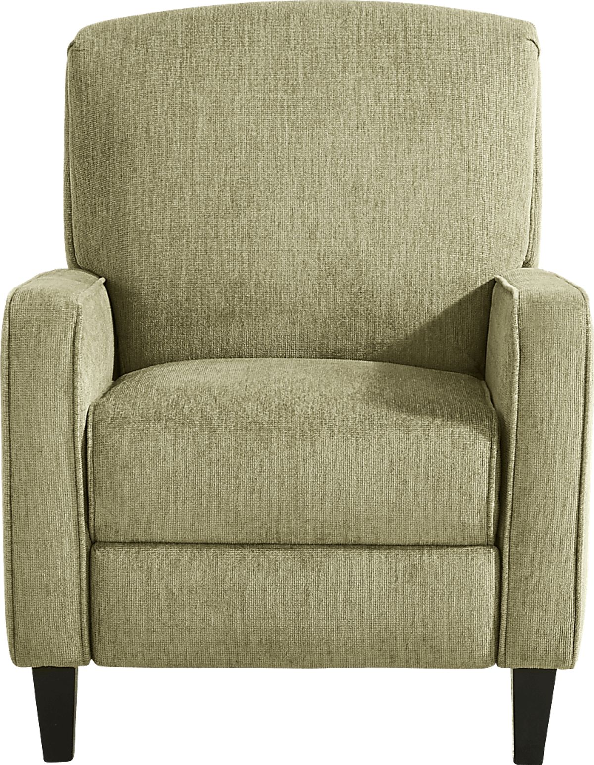 Laken Sage Green Woven Push Back Recliner | Rooms to Go
