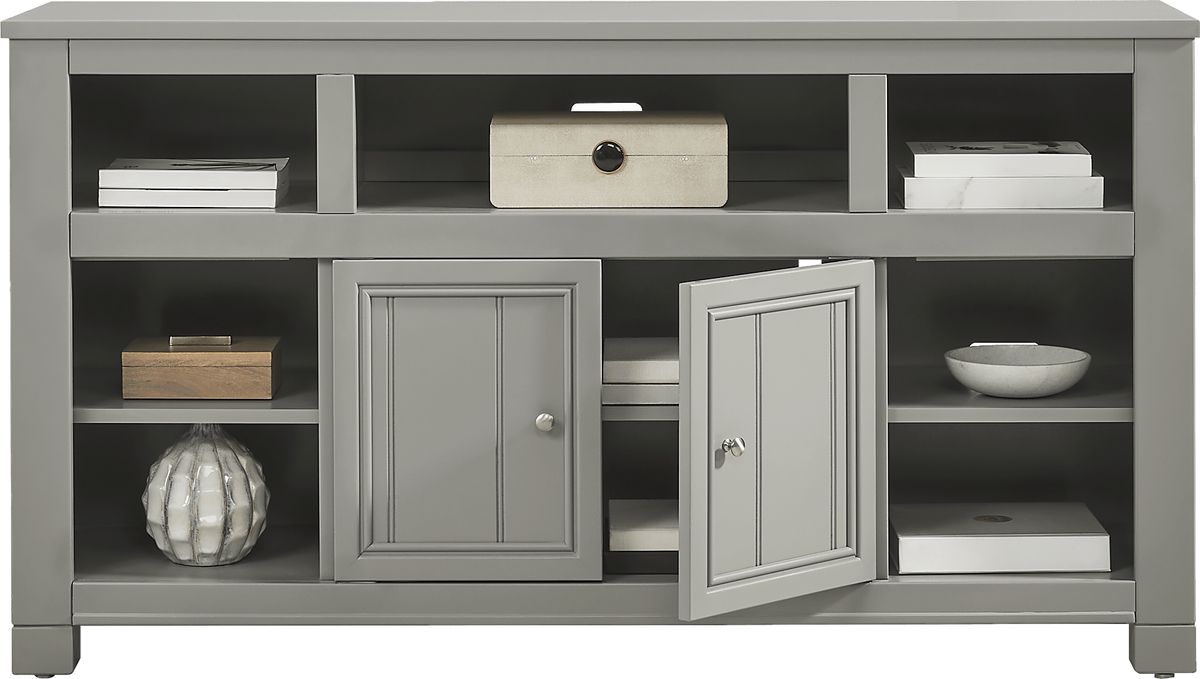 Lakeside Cottage Gray 64 in. Console | Rooms to Go