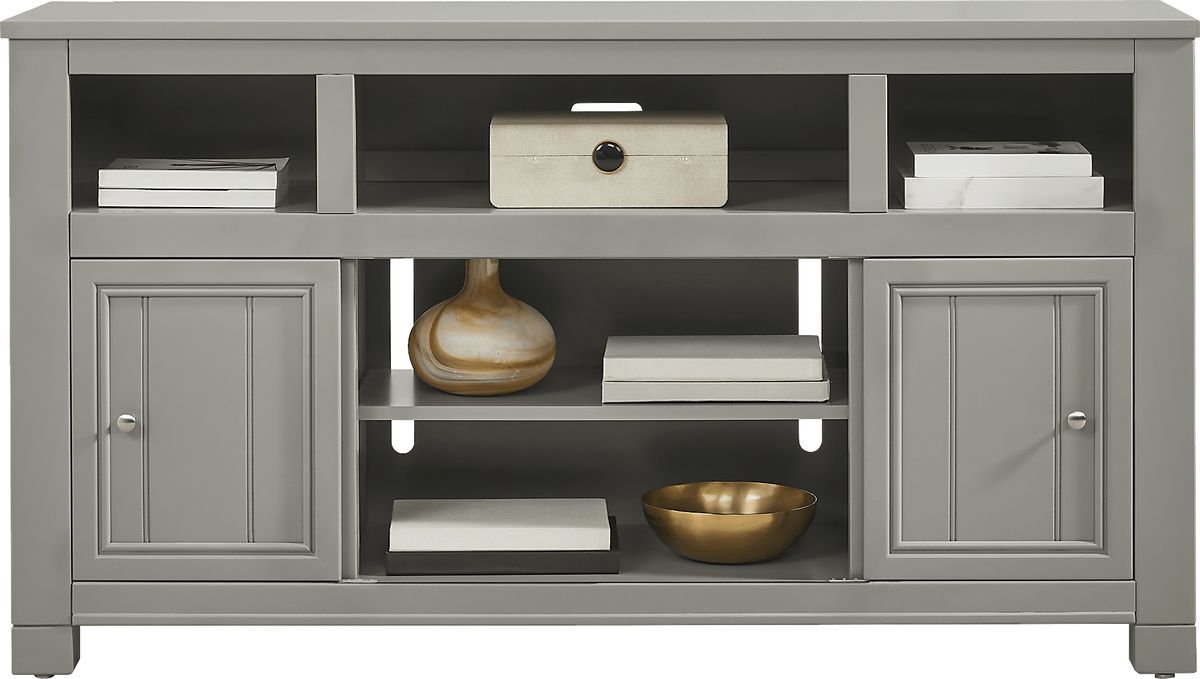 Lakeside Cottage Gray 64 in. Console | Rooms to Go