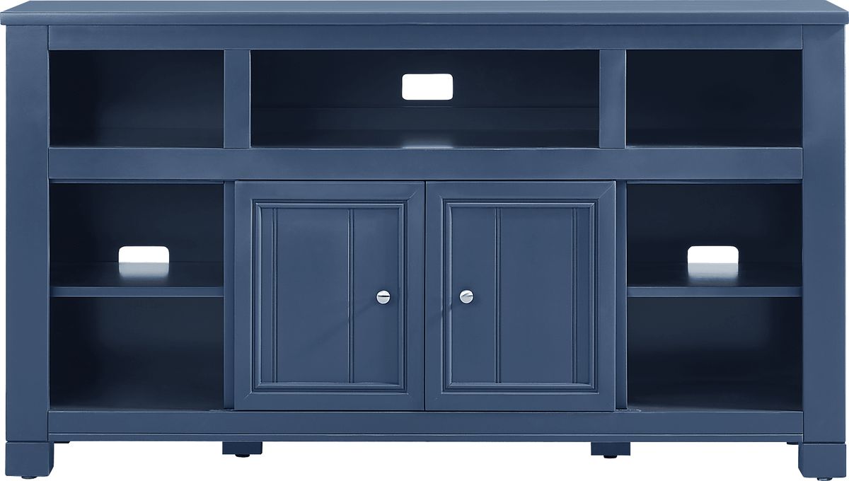 Lakeside Cottage Navy Colors 64 in. Console | Rooms to Go