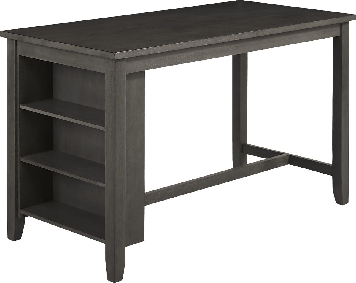 Lamartine 5 Pc Gray Dining Room Set With Counter Height Dining Table ...