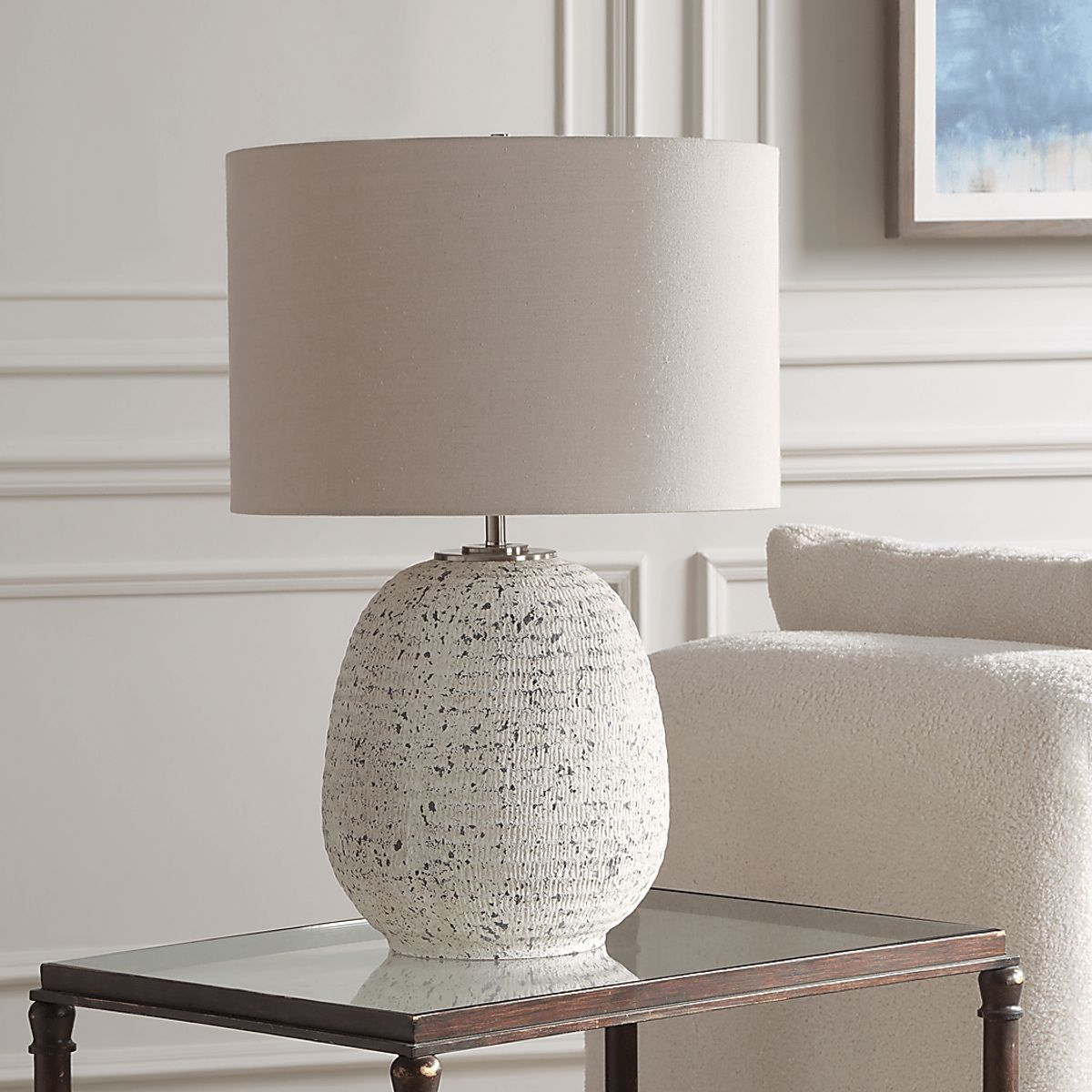 Lamphere Park Ivory Beige Table Lamp | Rooms to Go