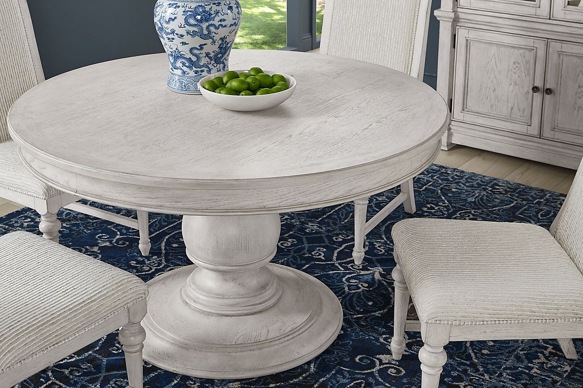 Landon Creek 5 Pc White Colors,White Dining Room Set With Dining Table ...