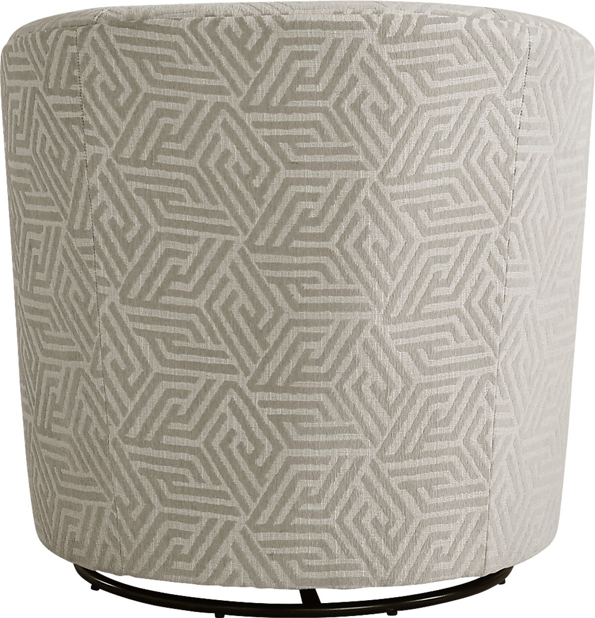 Landon Hills Cream Beige Polyester Fabric Swivel Accent Chair | Rooms to Go