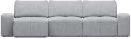 Laney Gray Polyester Fabric 3 Pc With Chaise Left Sectional | Rooms to Go