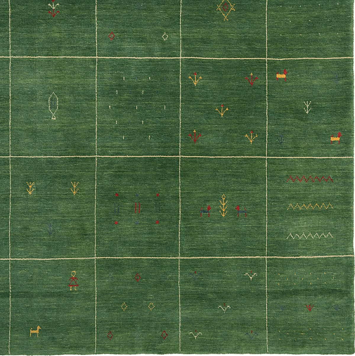 Laniberry Green Rugs | Rooms to Go