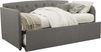 Lanie Gray Tufted Daybed With Trundle - Rooms To Go