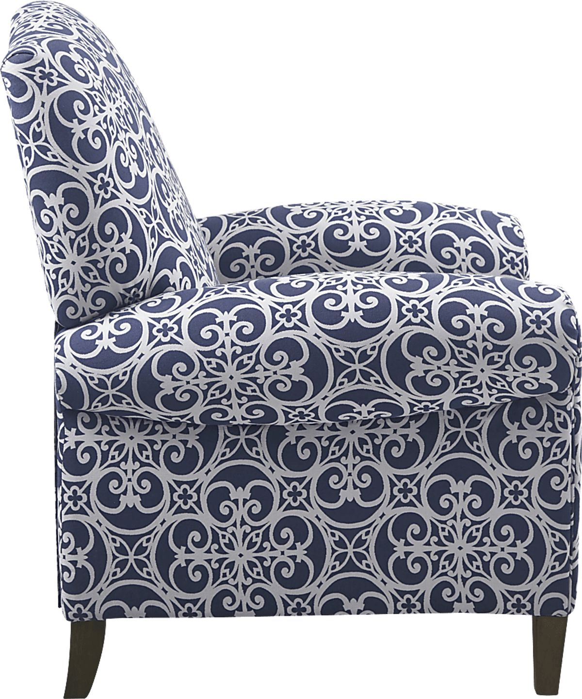 Larical Blue Polyester Fabric Recliner | Rooms to Go