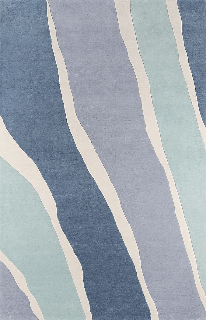 Larimore Blue 8' x 10' Rug - Rooms To Go