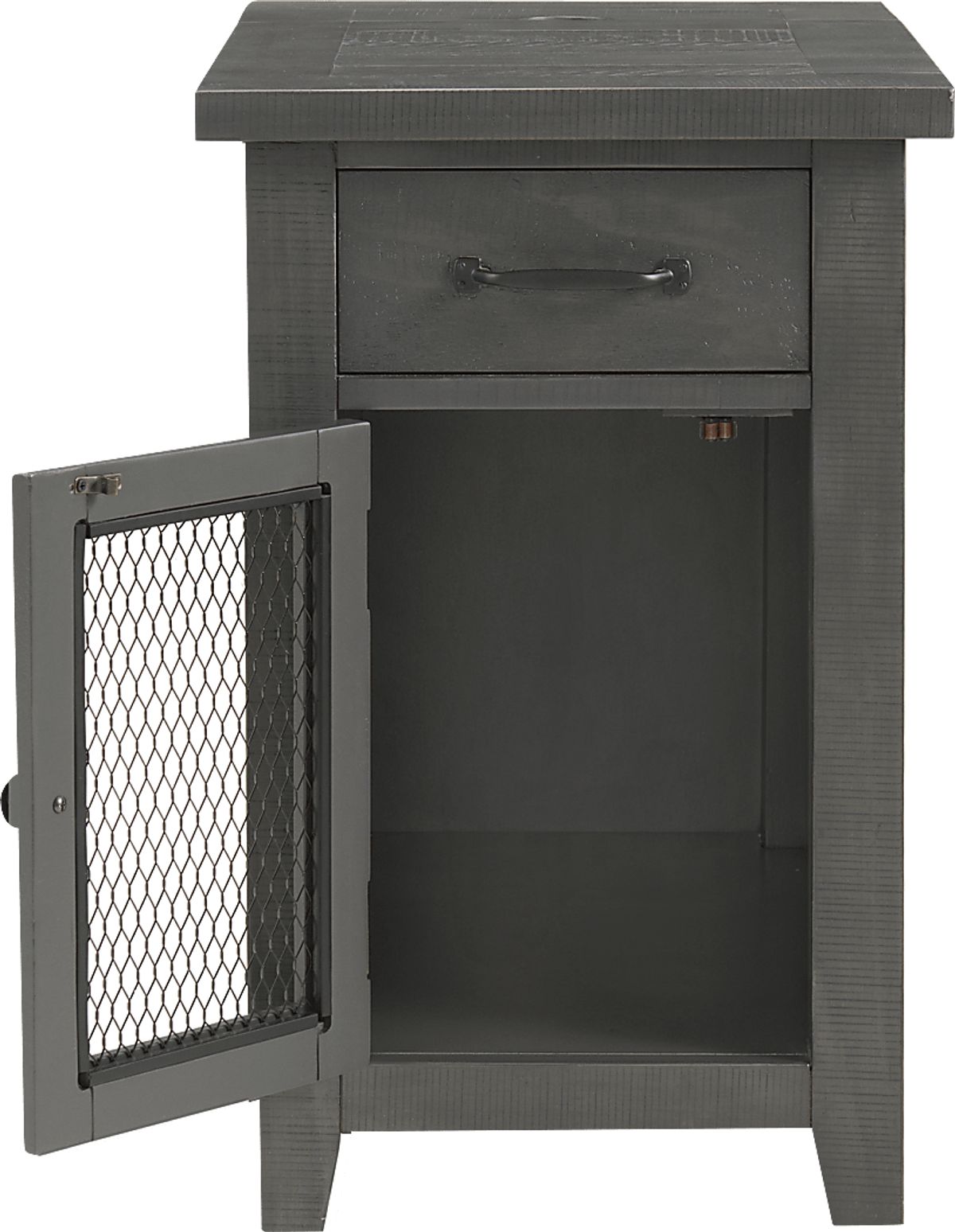 Larkhall Gray Chairside Table | Rooms to Go