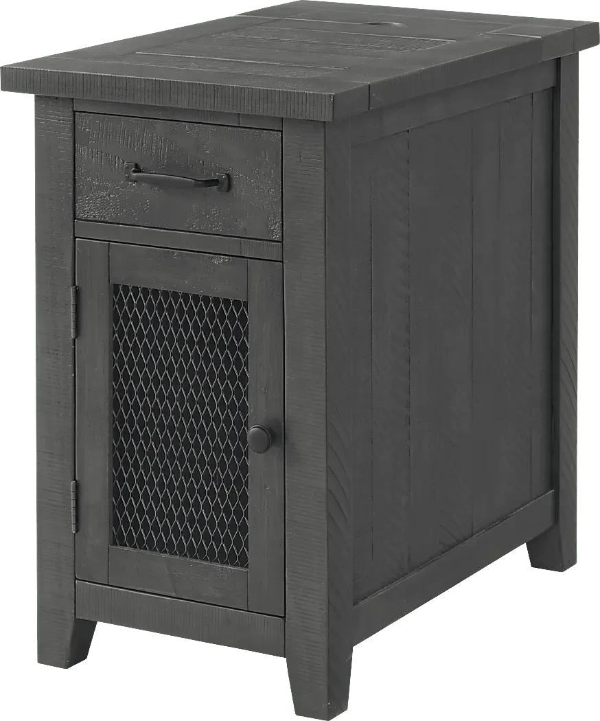 Larkhall Gray Chairside Table | Rooms to Go