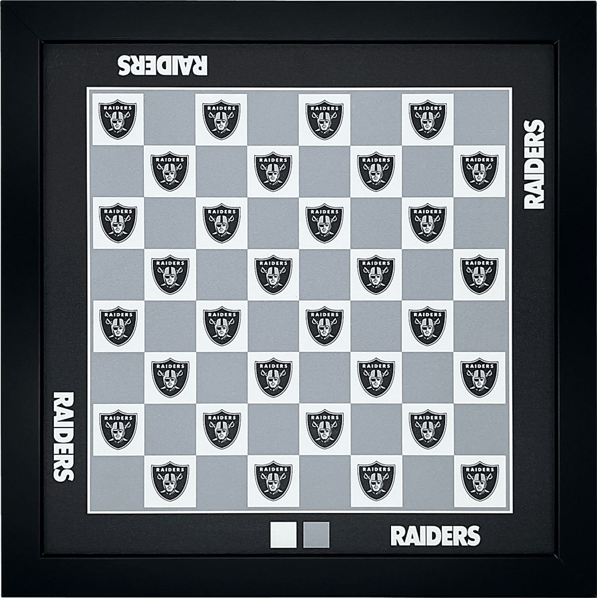 Nfl Magnetic Chess Set Black,Silver,White Black,Gray,White Artwork ...