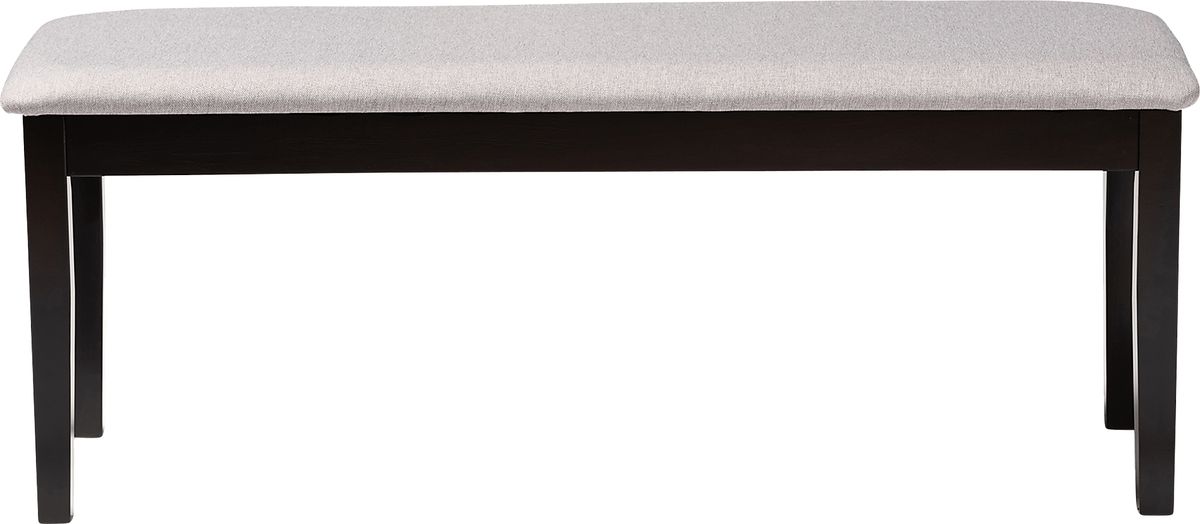 Lasic Brown Dark Wood Bench | Rooms to Go