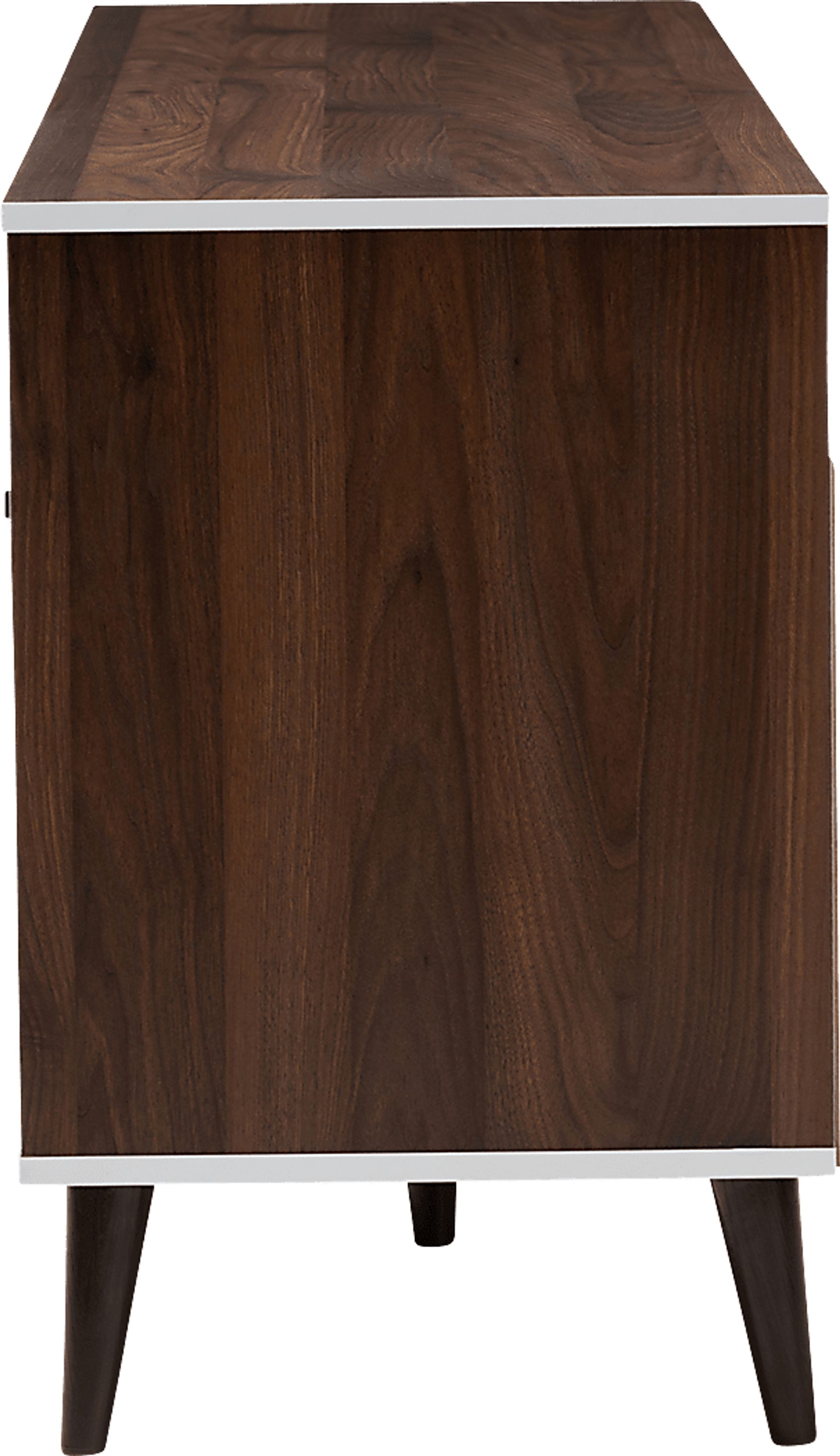 Laspa Brown Dark Wood Console | Rooms to Go
