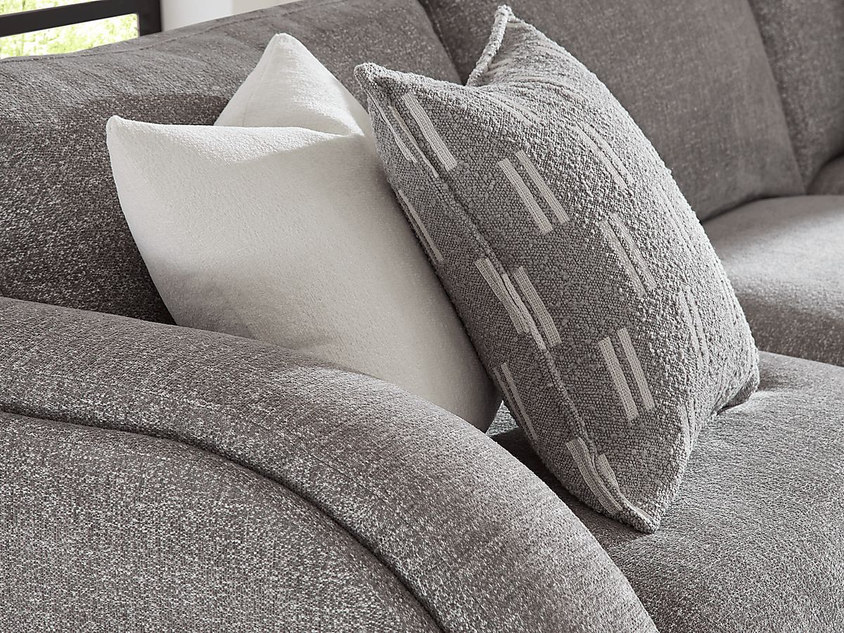 Latham Court Gray Woven 5 Pc Sectional | Rooms to Go