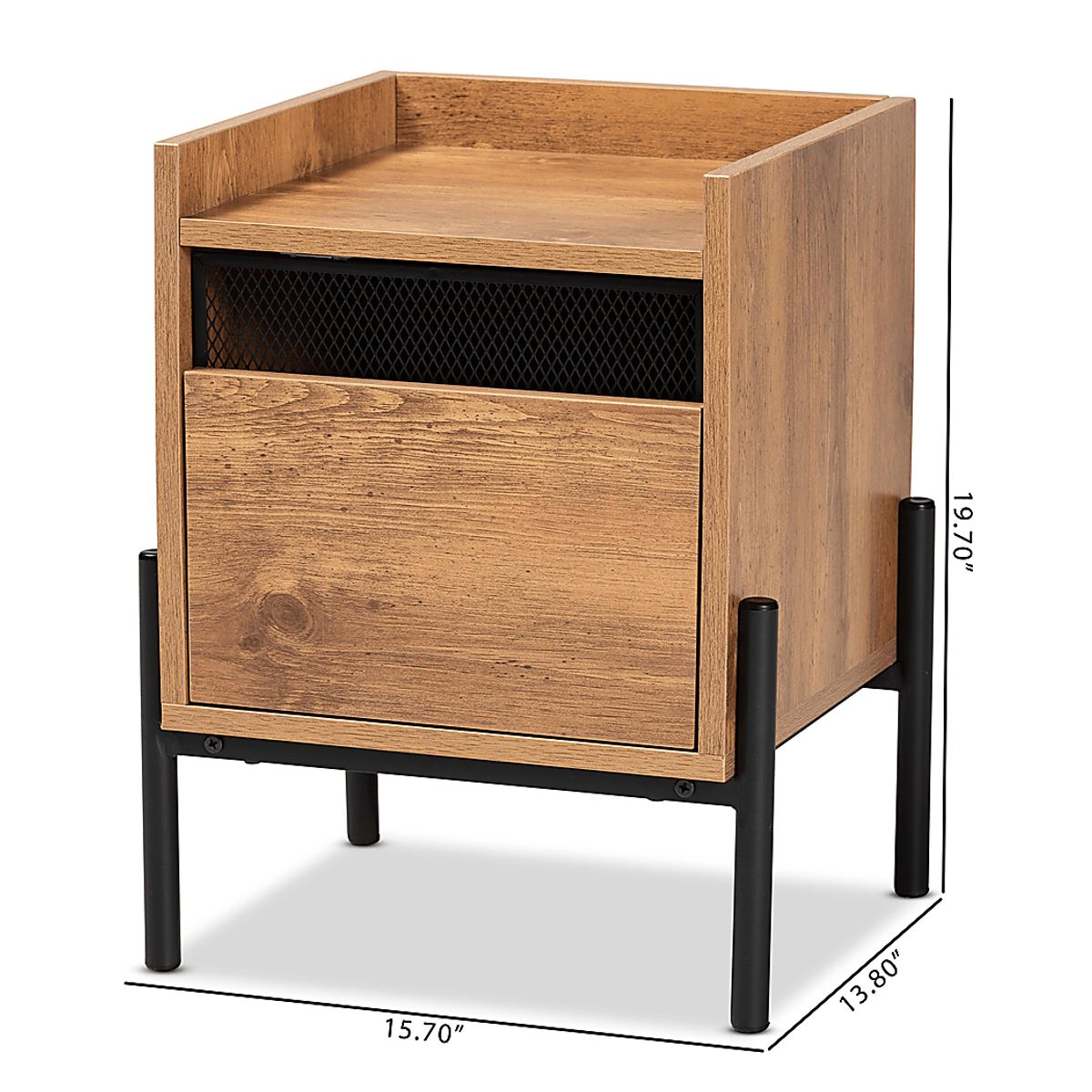 Latraim Natural Light Wood End Table | Rooms to Go
