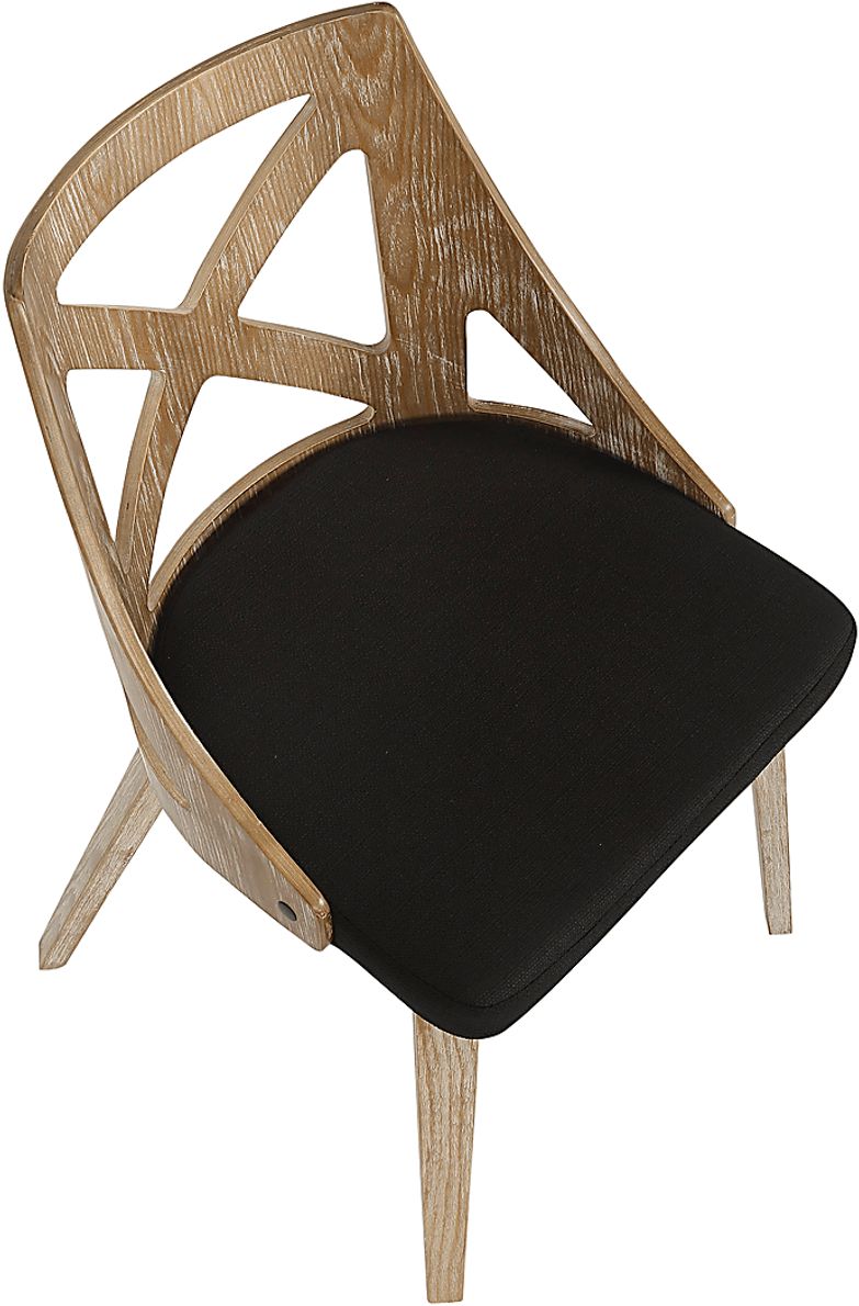 Lauber II Black Side Chair Set of 2 - Rooms To Go