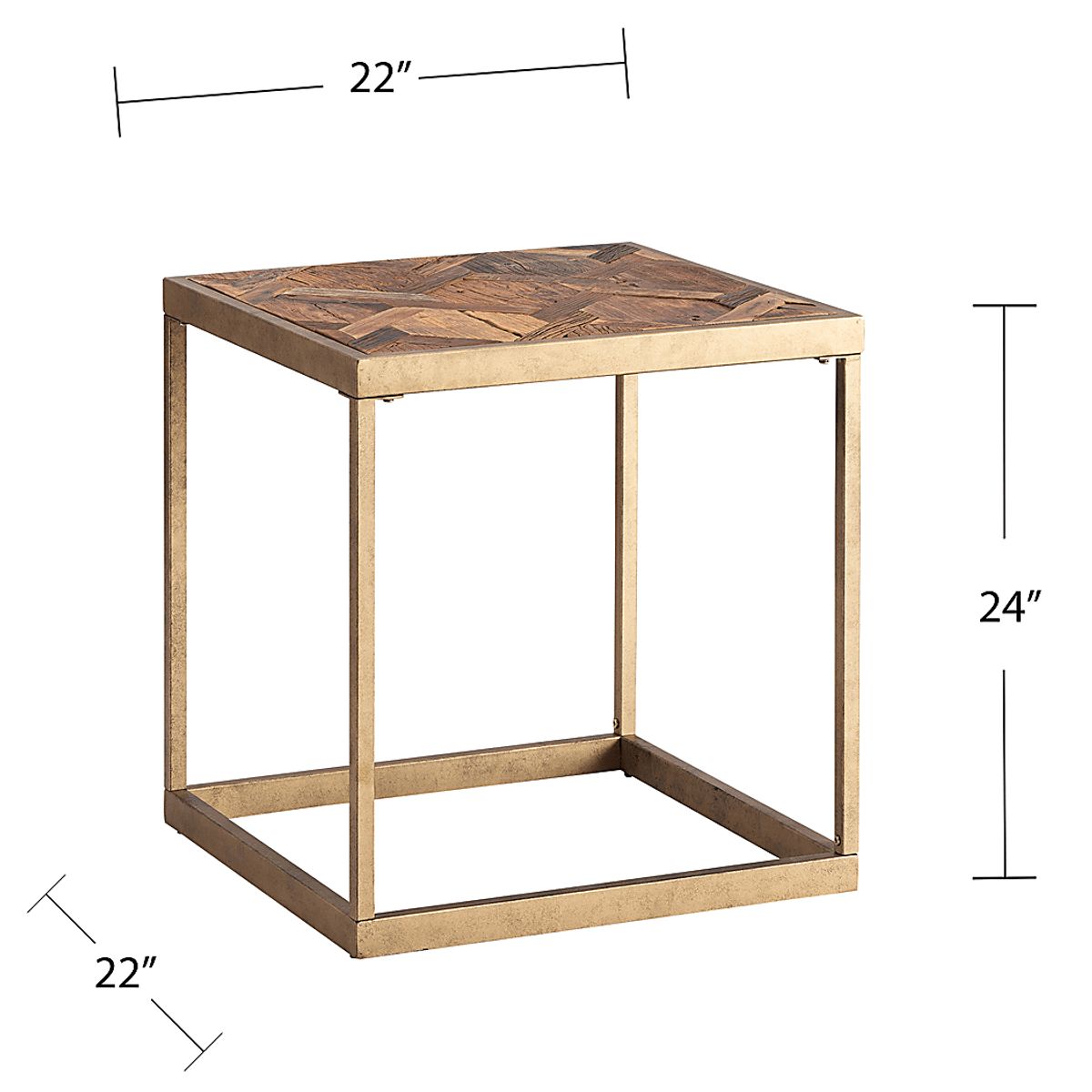Lauranne Natural Light Wood End Table | Rooms to Go