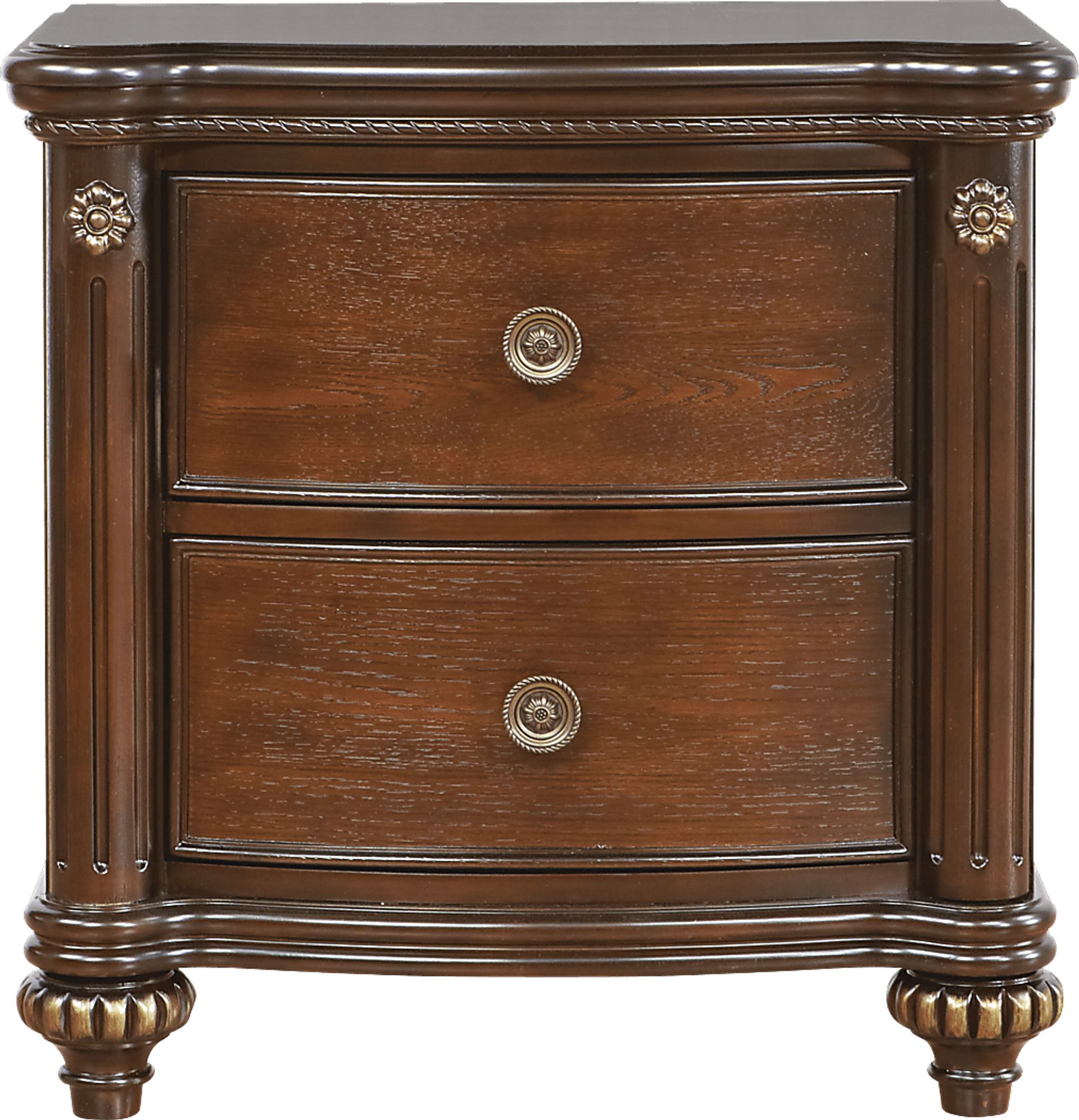 Laurel View Dark Cherry,Cherry Wood Nightstand(S) | Rooms to Go