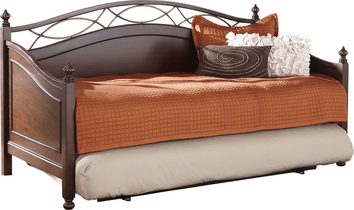 Laurel View Dark Cherry Wood Daybed | Rooms to Go